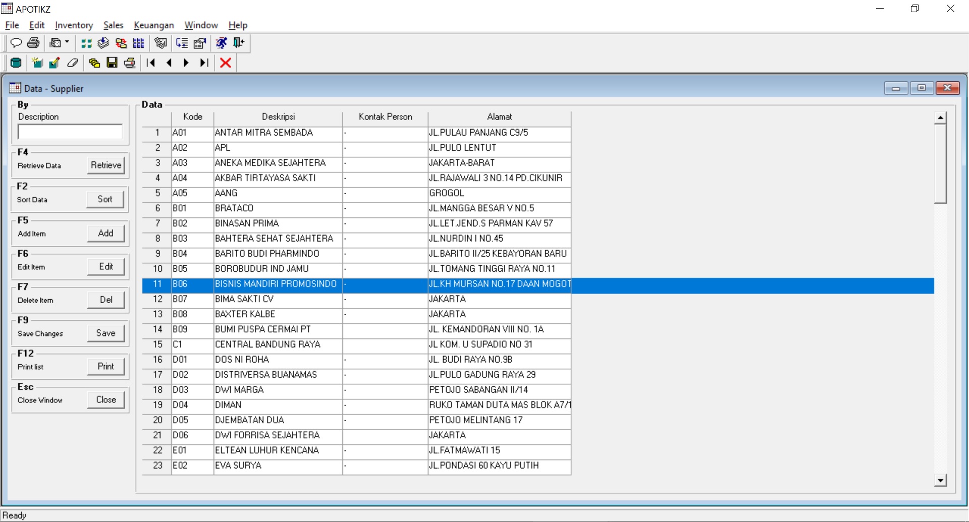 Contoh Aplikasi Apotik (PowerBuilder 7 + SQLAnywhere 8) - Laman 3 dari 3 - pbdev.id
